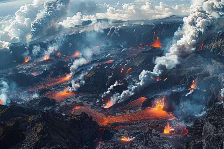 How many active volcanoes are there in the world