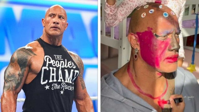 Dwayne "The Rock" Johnson gets a hilarious makeover from his 6- and 9 ...
