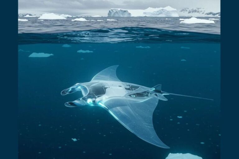 A robotic manta ray is preparing to conquer the Antarctic depths! What ...